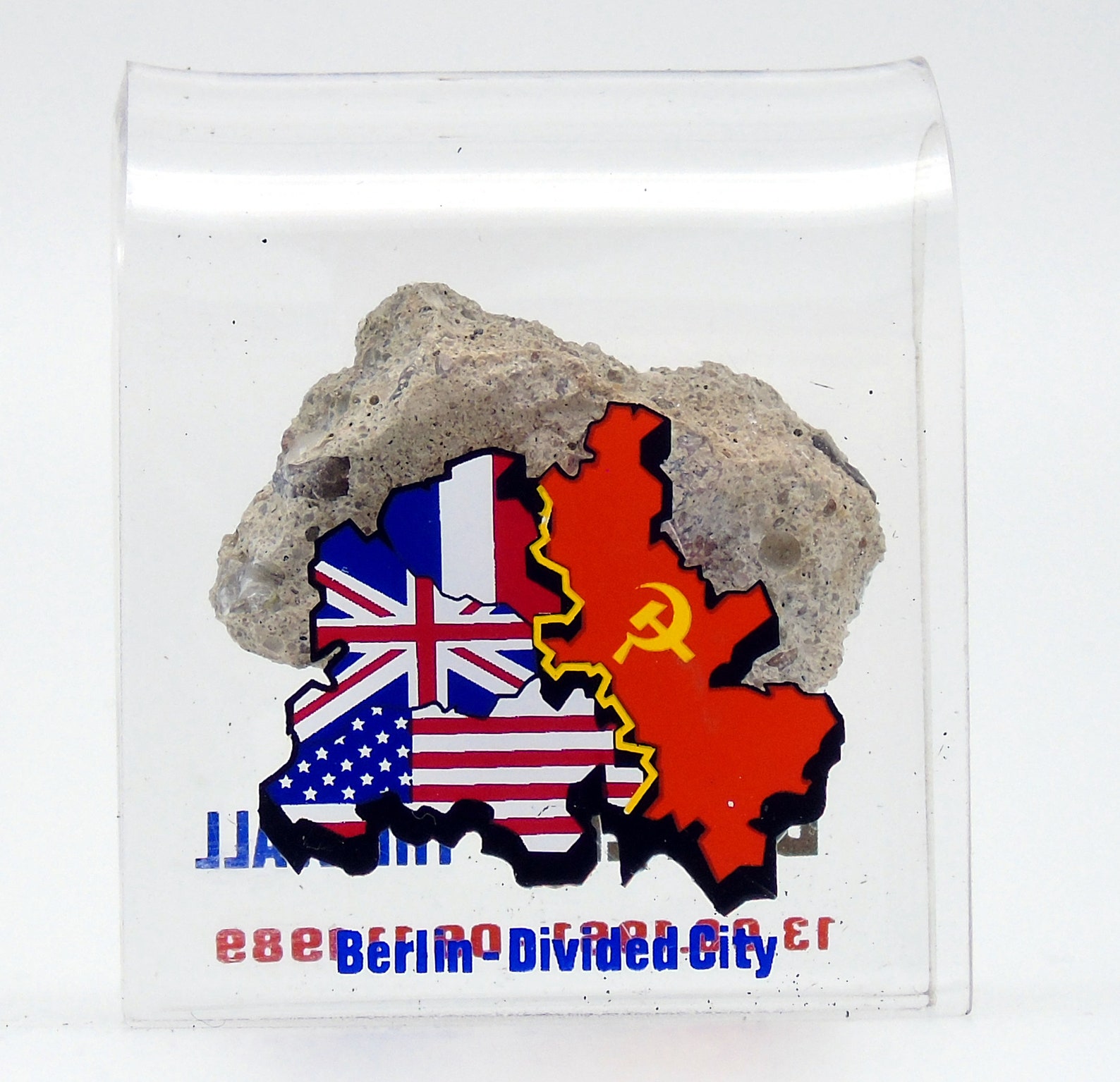Authentic Piece of the Berlin Wall Authentic Souvenir From - Etsy UK