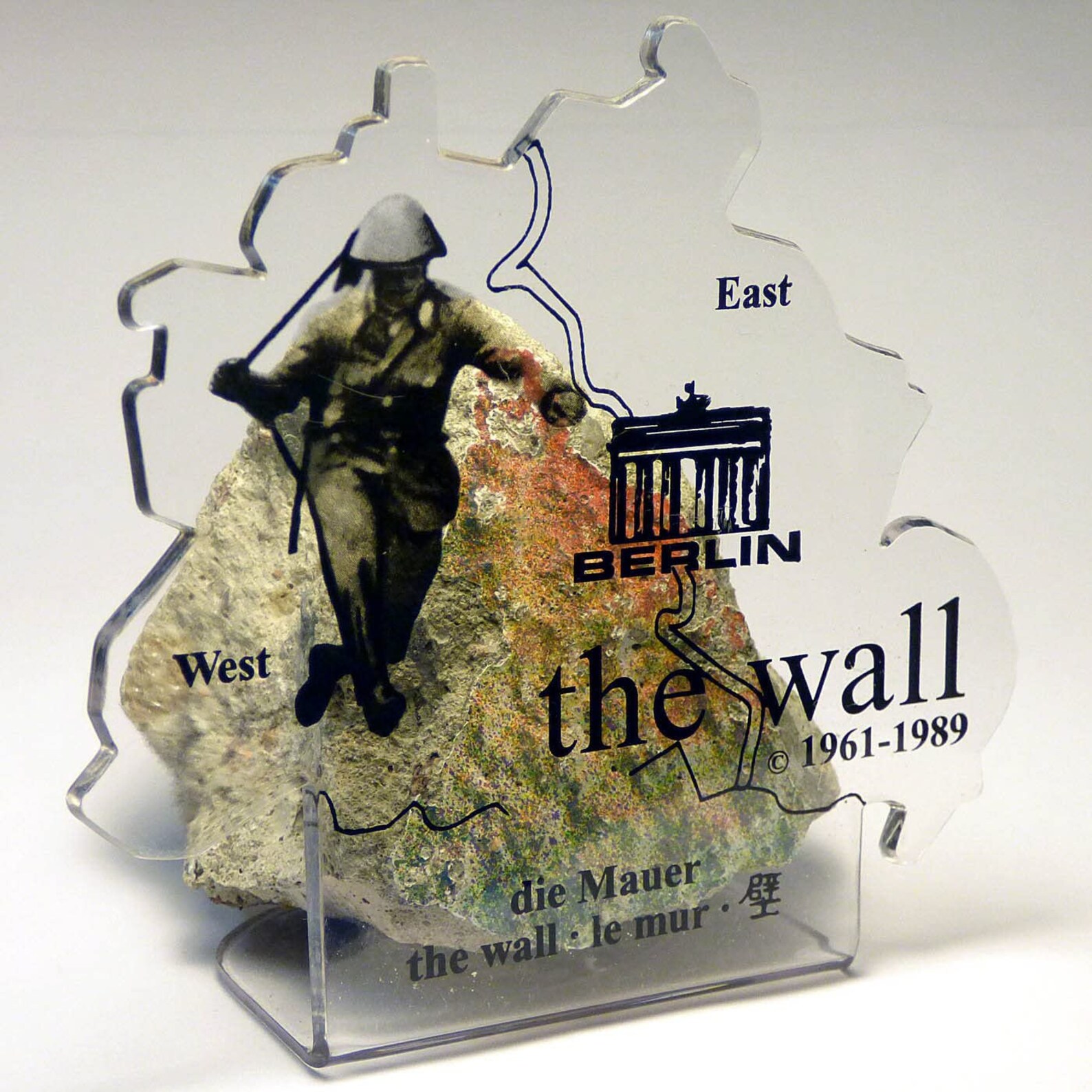 Authentic Piece of the Berlin Wall With Coa Conrad Schumann - Etsy