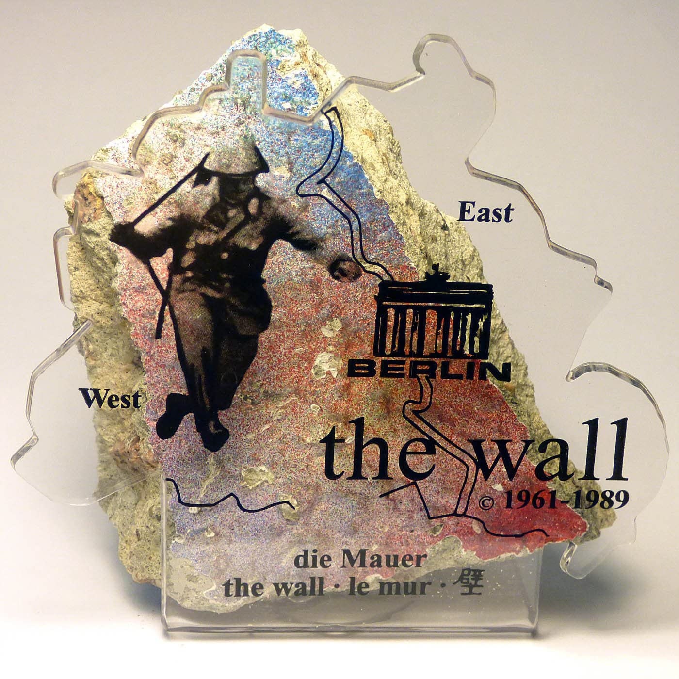 Authentic Piece of the Berlin Wall With Coa Conrad Schumann - Etsy