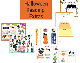 Printable Halloween Coloring Bookmarks Halloween Activity - Etsy