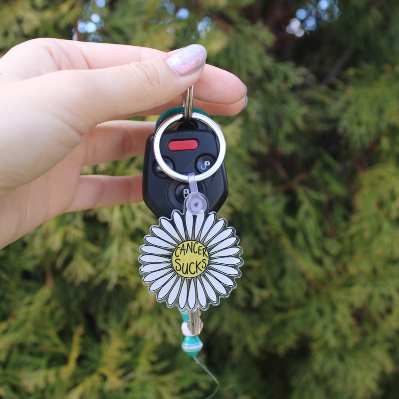 Cancer Keychain - Etsy