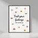 Feelings Mental Health Poster, Digital Wall Art, Therapy Office Decor ...