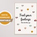 Feelings Mental Health Poster, Digital Wall Art, Therapy Office Decor ...