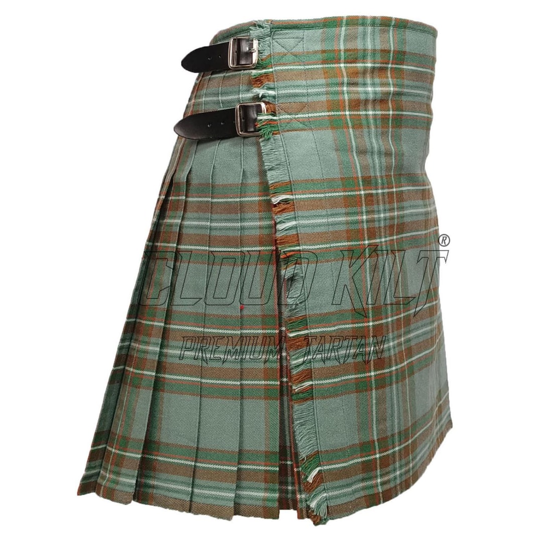 Kelly Dress Tartan Kilt for Men | Handcraft 8-yard Scottish Kilt ...