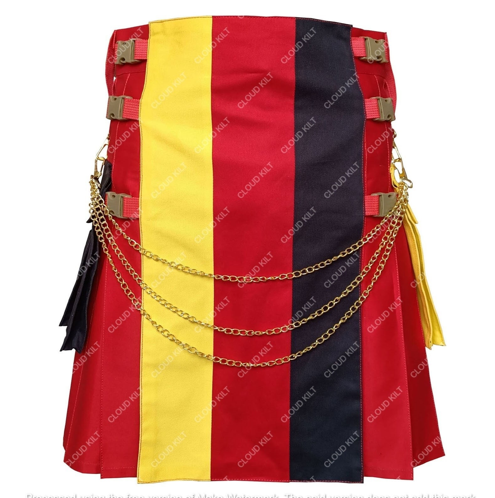 German Flag Men's Kilt Kilt for Men Utility Kilt Fashion Kilt ...
