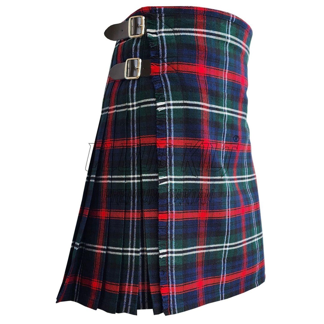 Sutherland Tartan Kilt: Traditional Scottish Highland Dress, 8 Yard ...
