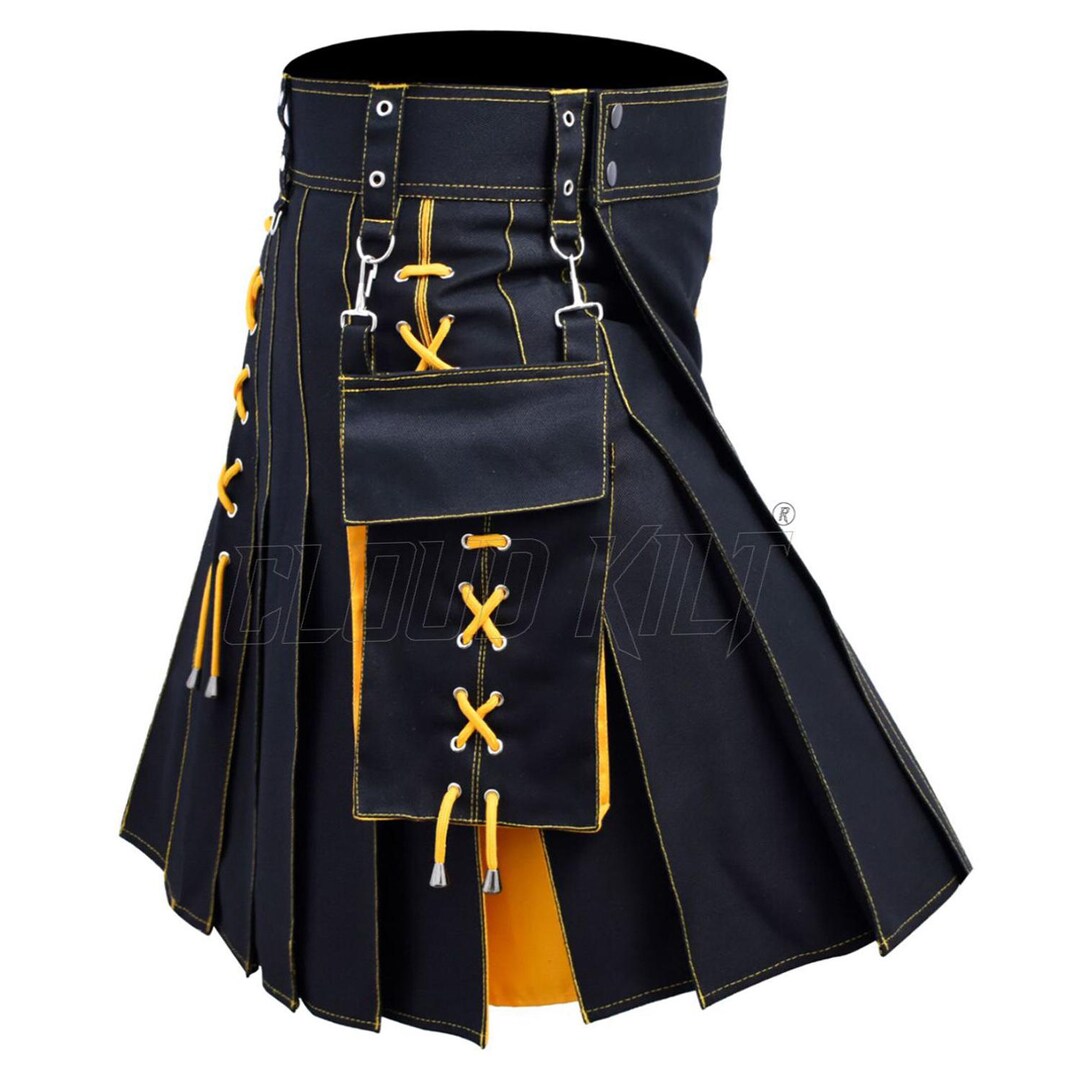 Men's Hybrid Kilt | Modern Design With Two Detachable Pockets ...