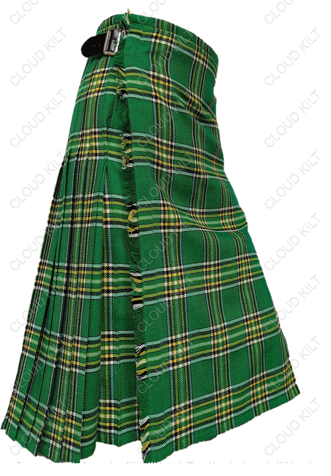 Scottish 8 Yard Tartan Kilt for Men Irish Heritage Kilt Made to Order Clan Irish Heritage Kilt ...