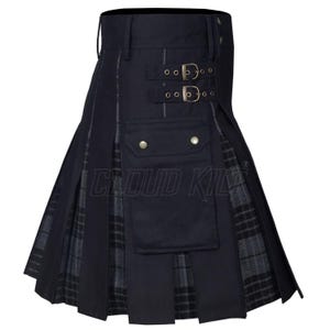Men's Hybrid Utility Kilt, Handcrafted Modern Design Kilts, Two Cargo ...