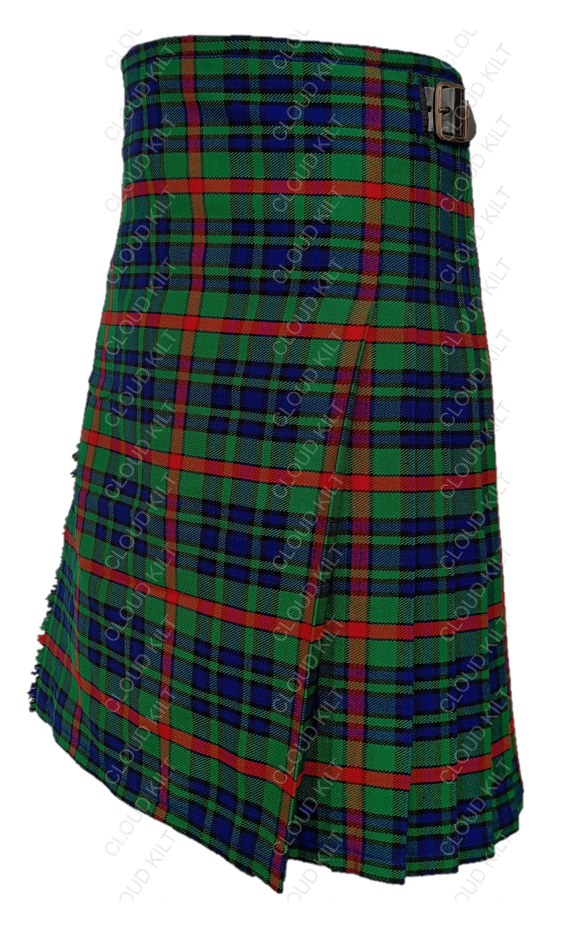 Scottish 8 Yard Tartan Kilt for Men Casual Green Kilt Made to Order Clan Casual Green Kilt Made ...