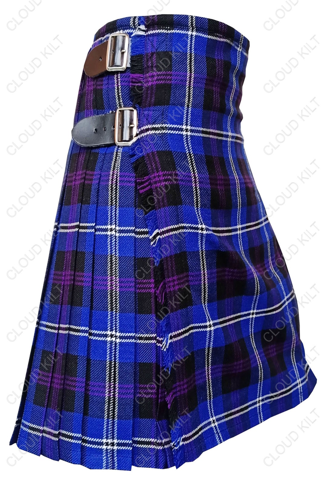 Scottish 8 Yard Tartan Kilt for Men Heritage of Scotland Kilt Made to Order Clan Heritage of ...
