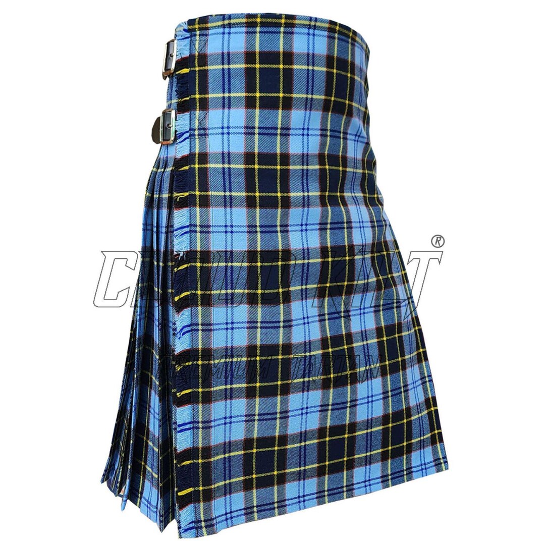 US Air Force Tartan Kilt, Traditional Scottish Design 8 Yard Kilt ...