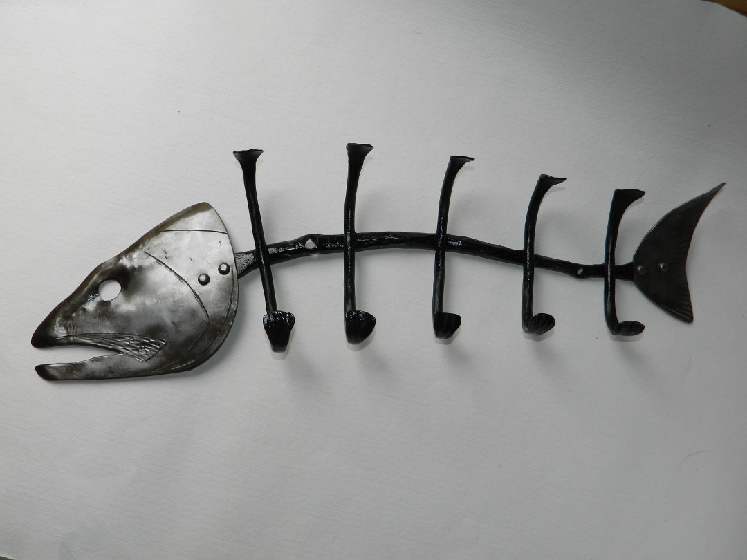 Fish - Wall Hanger Forged - Etsy