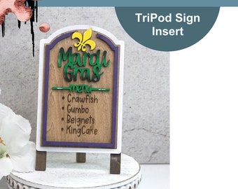 Tripod Interchangeable Insert, Sign With Attached Easel, Tiered Tray ...