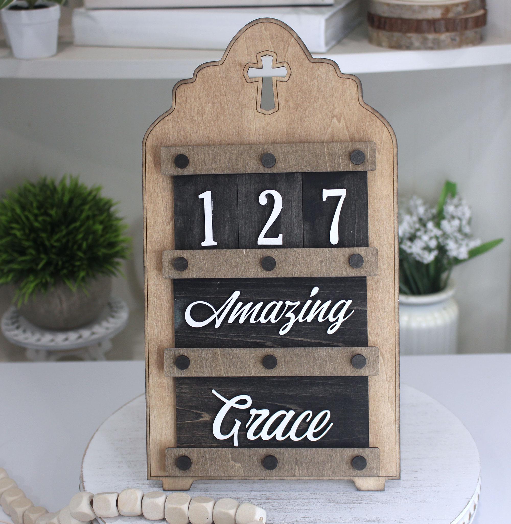 Hymnal Board, Interchangeable, Digital Download, Laser Ready for 1/8 ...
