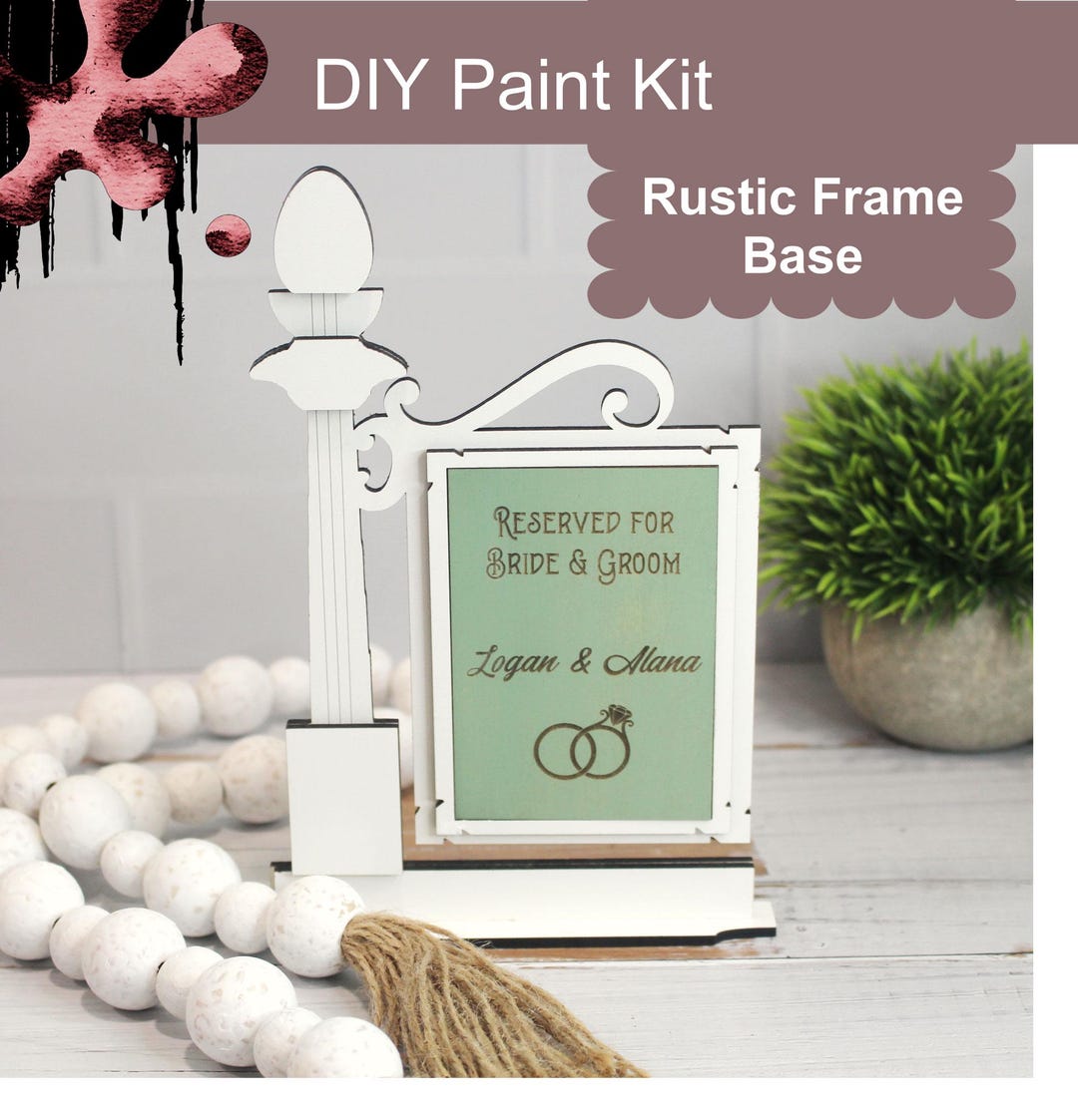 Rustic Picture Frame Post Stand for Inserts, DIY Wood Project, DIY ...