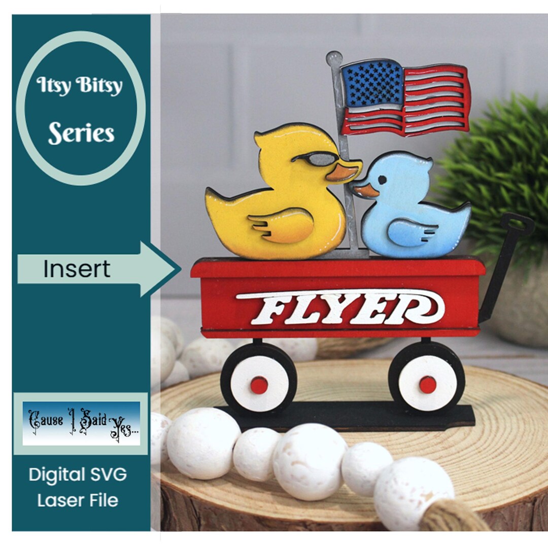 Interchangeable Rubber Ducks Insert, Home Decor, Tiered Tray Decor ...