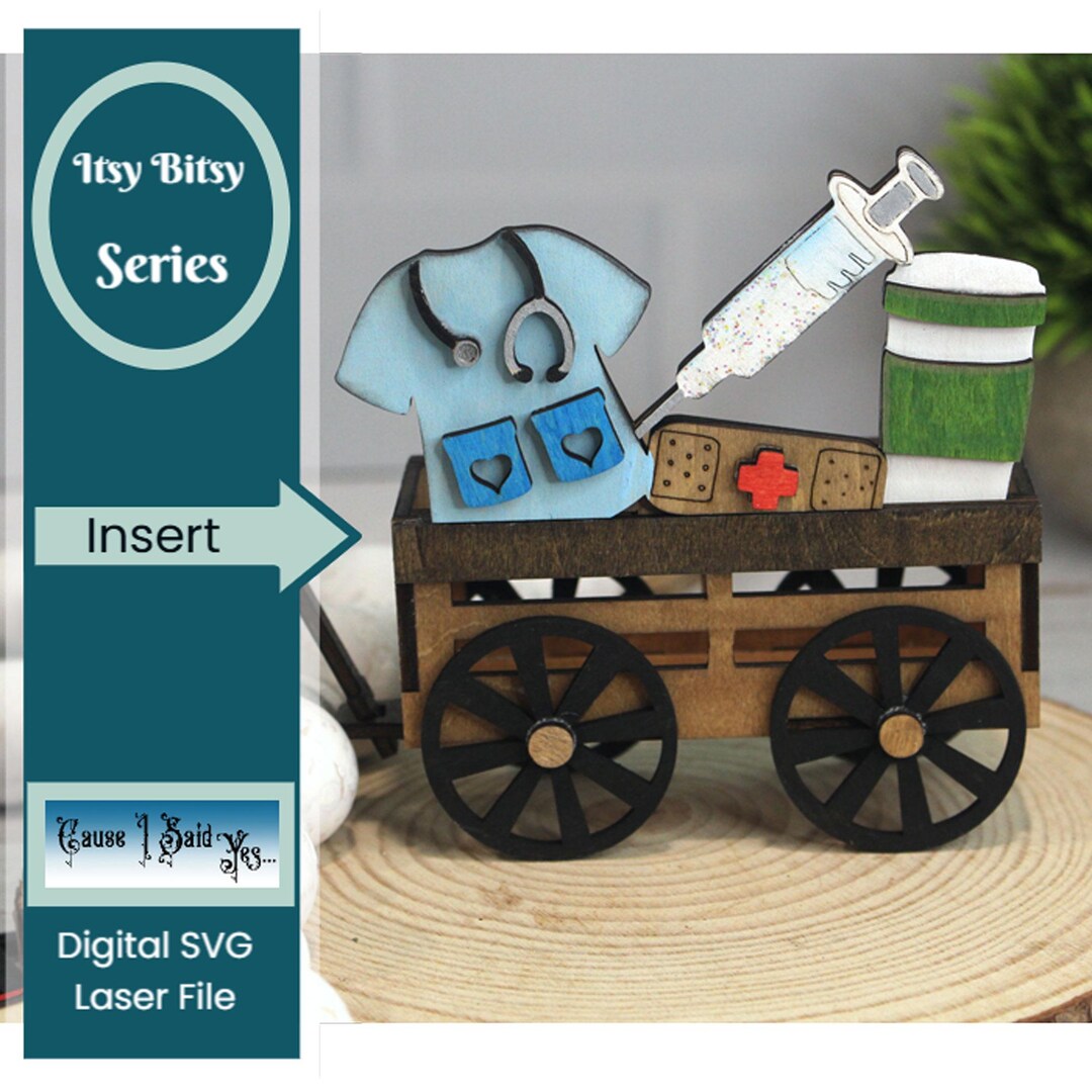 Interchangeable Nurse, Doctor Insert, Home Decor, Tiered Tray Decor ...