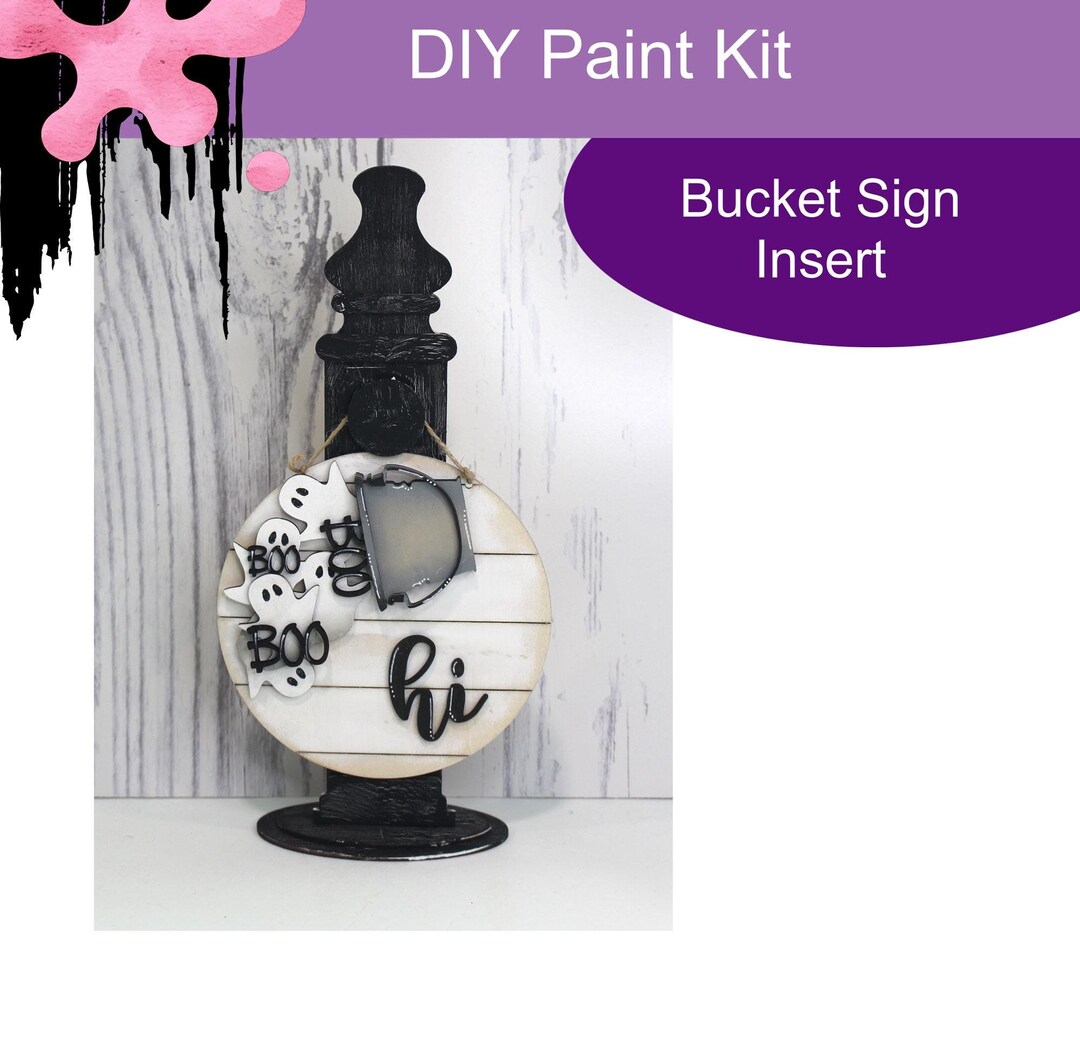 Pouring Bucket Sign Insert, DIY Wood Project, Tiered Tray Decor, DIY ...