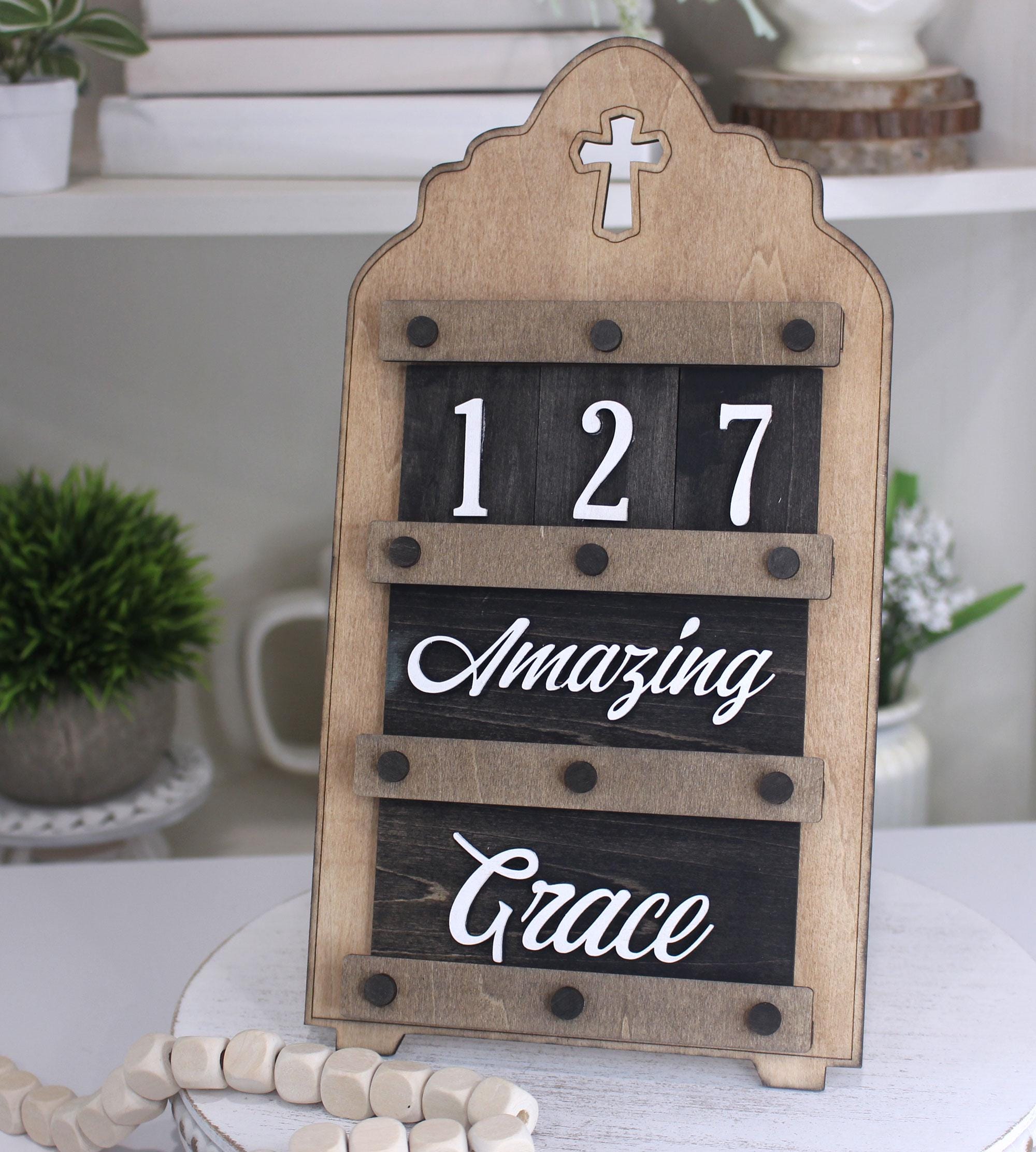 Hymnal Board, Interchangeable, Digital Download, Laser Ready for 1/8 ...