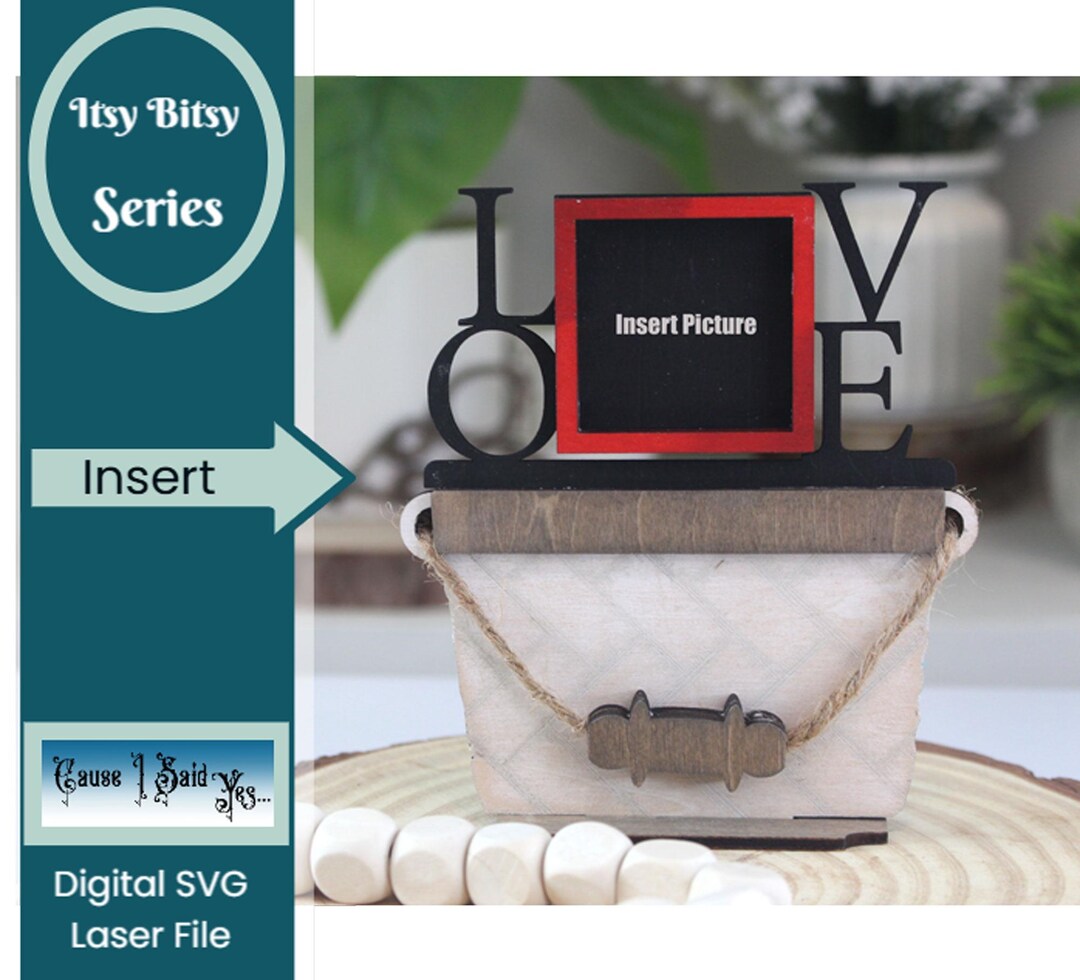 Interchangeable LOVE Picture Frame Insert, Shelf Sitter, Tiered Tray ...