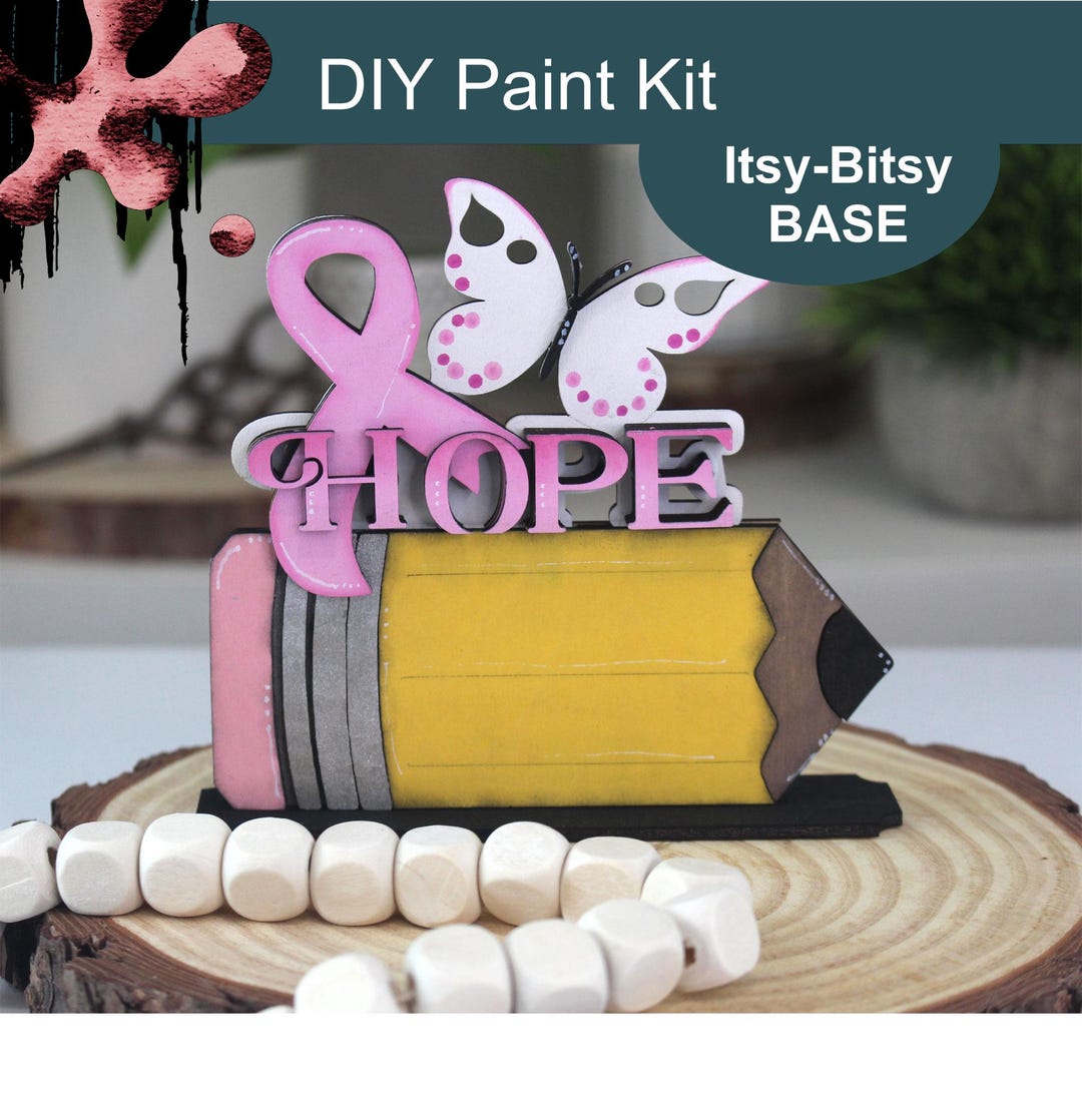 Pencil Base for Itsy Bitsy Inserts, DIY Wood Project, Tiered Tray Decor ...