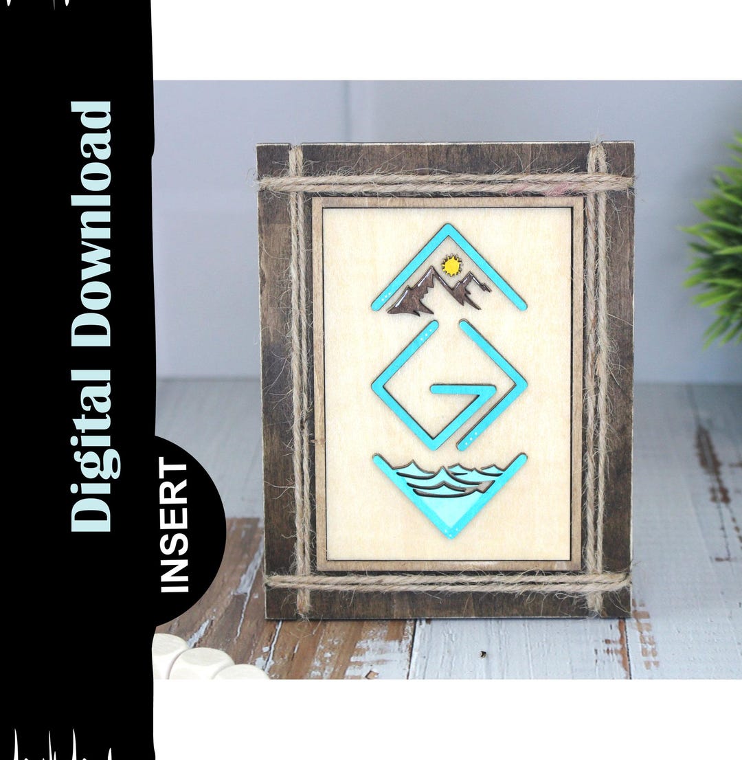 Faith Rustic Sign Insert, Farmhouse Style, Digital Download SVG 1/8 ...