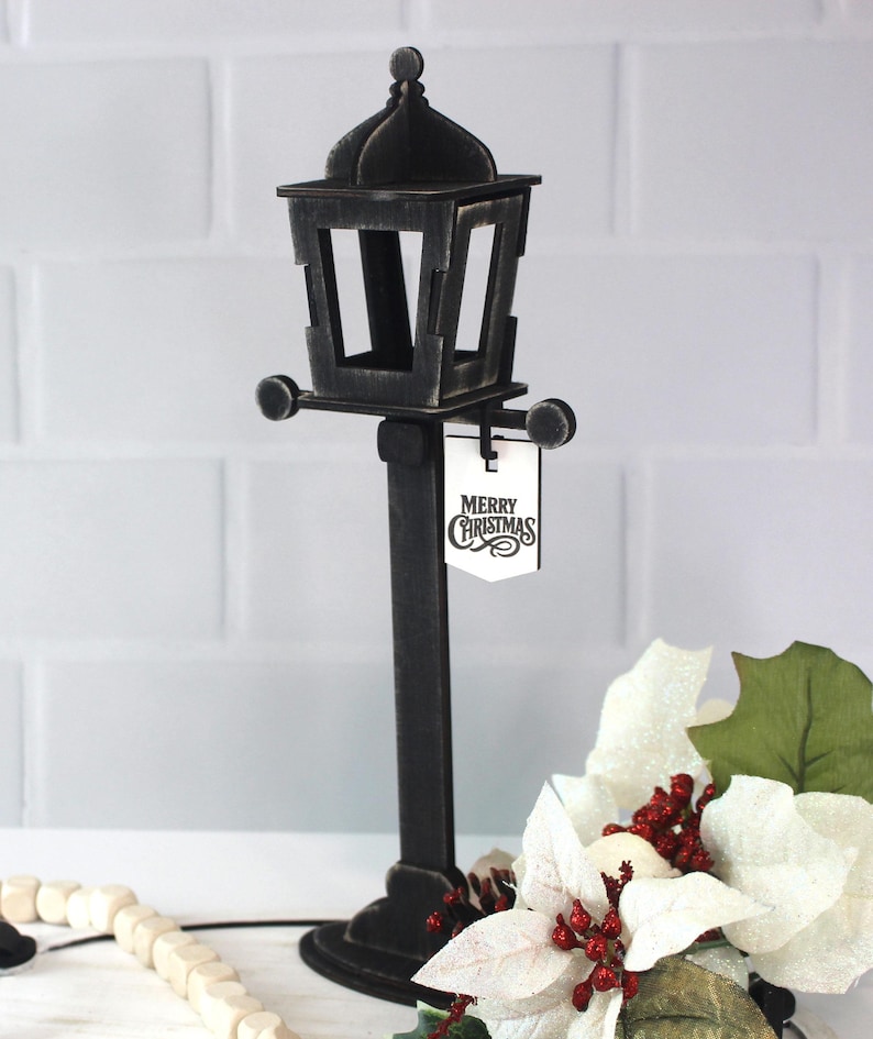 3D Lamp Post Sign Holder, Laser Cut File SVG (digital Download) - Etsy