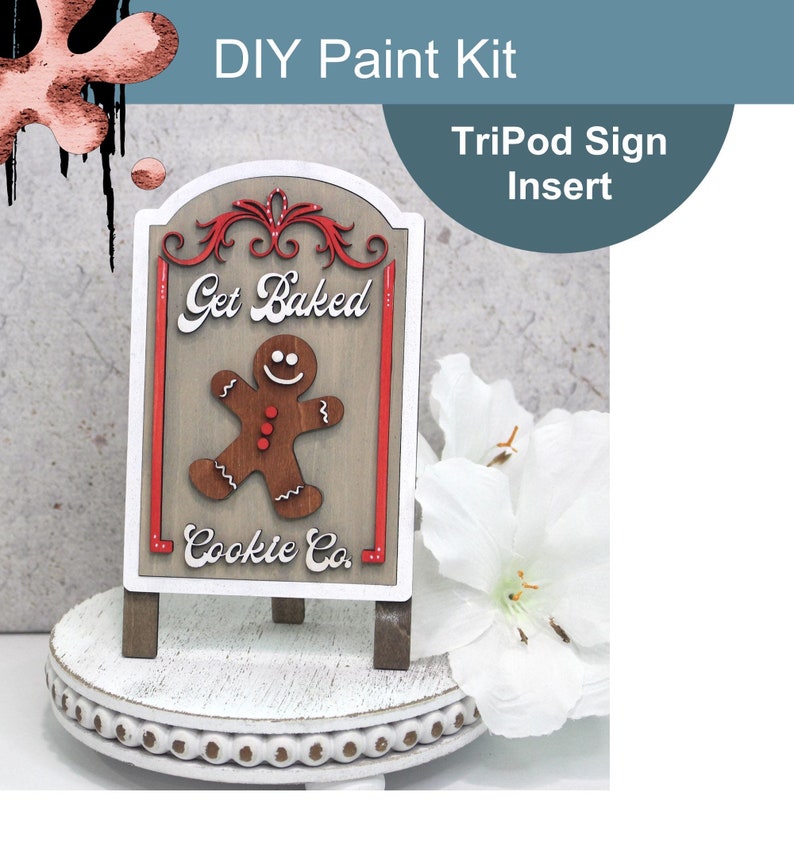 Tripod Interchangeable Insert, Fancy Interchangeable Sign, Tiered Tray ...