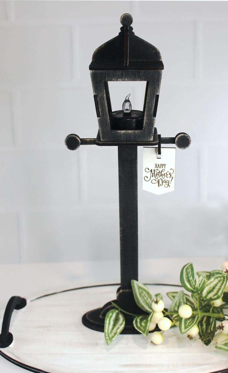 3D Lamp Post Sign Holder, Laser Cut File SVG (digital Download) - Etsy