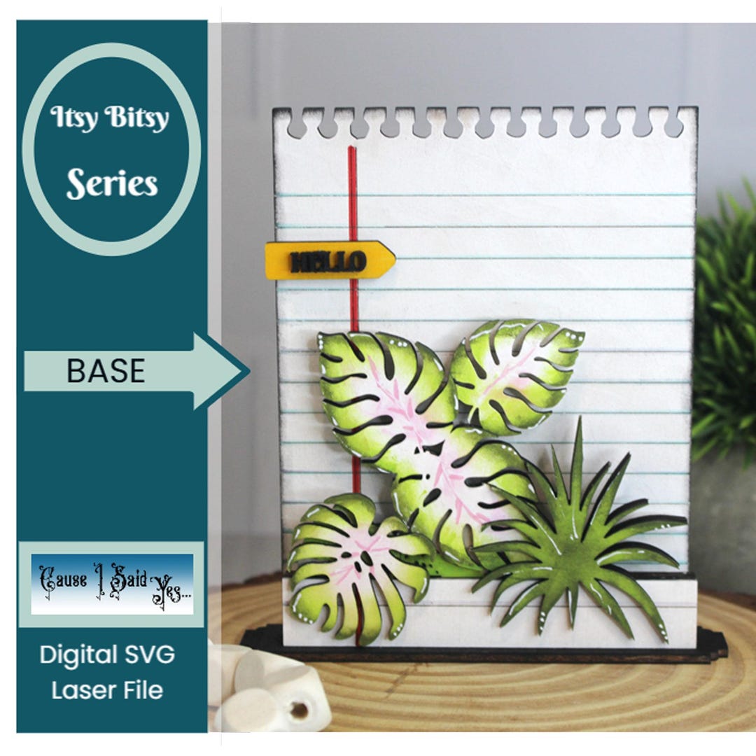 Interchangeable Notebook Paper Base, Home Decor, Shelf Sitter, Tiered ...