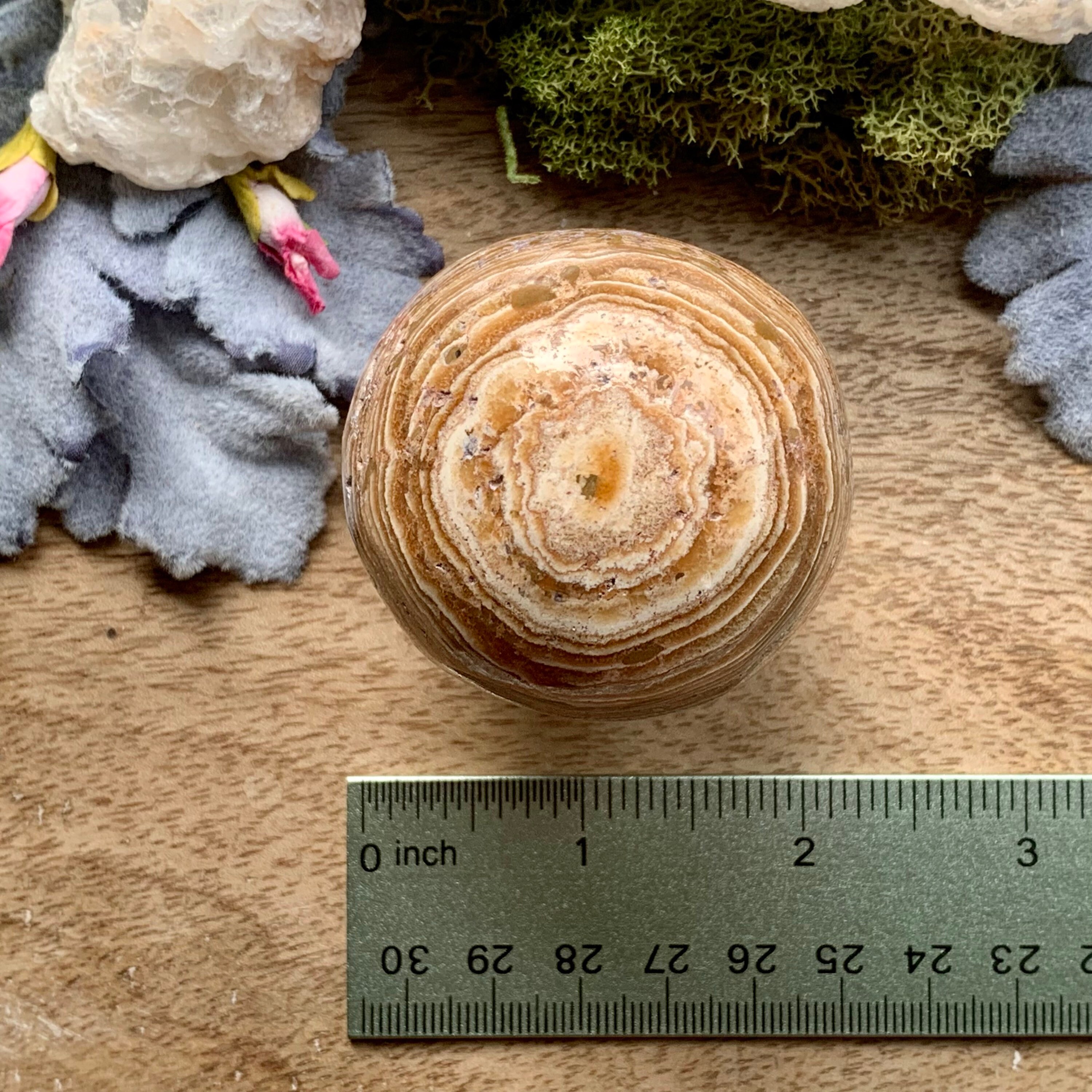 Banded Aragonite Sphere: 6 ounces | Etsy