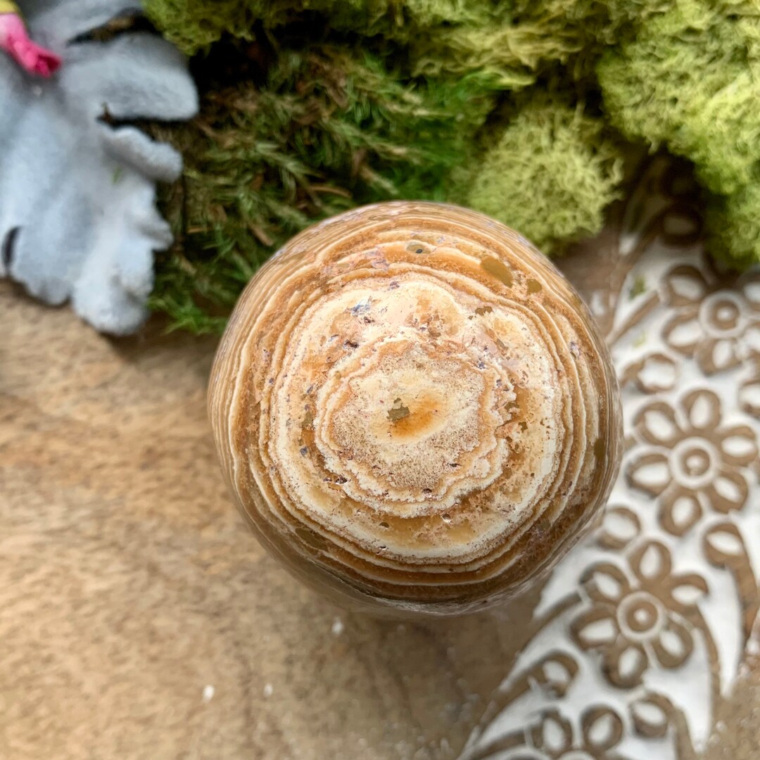 Banded Aragonite Sphere: 6 Ounces - Etsy UK