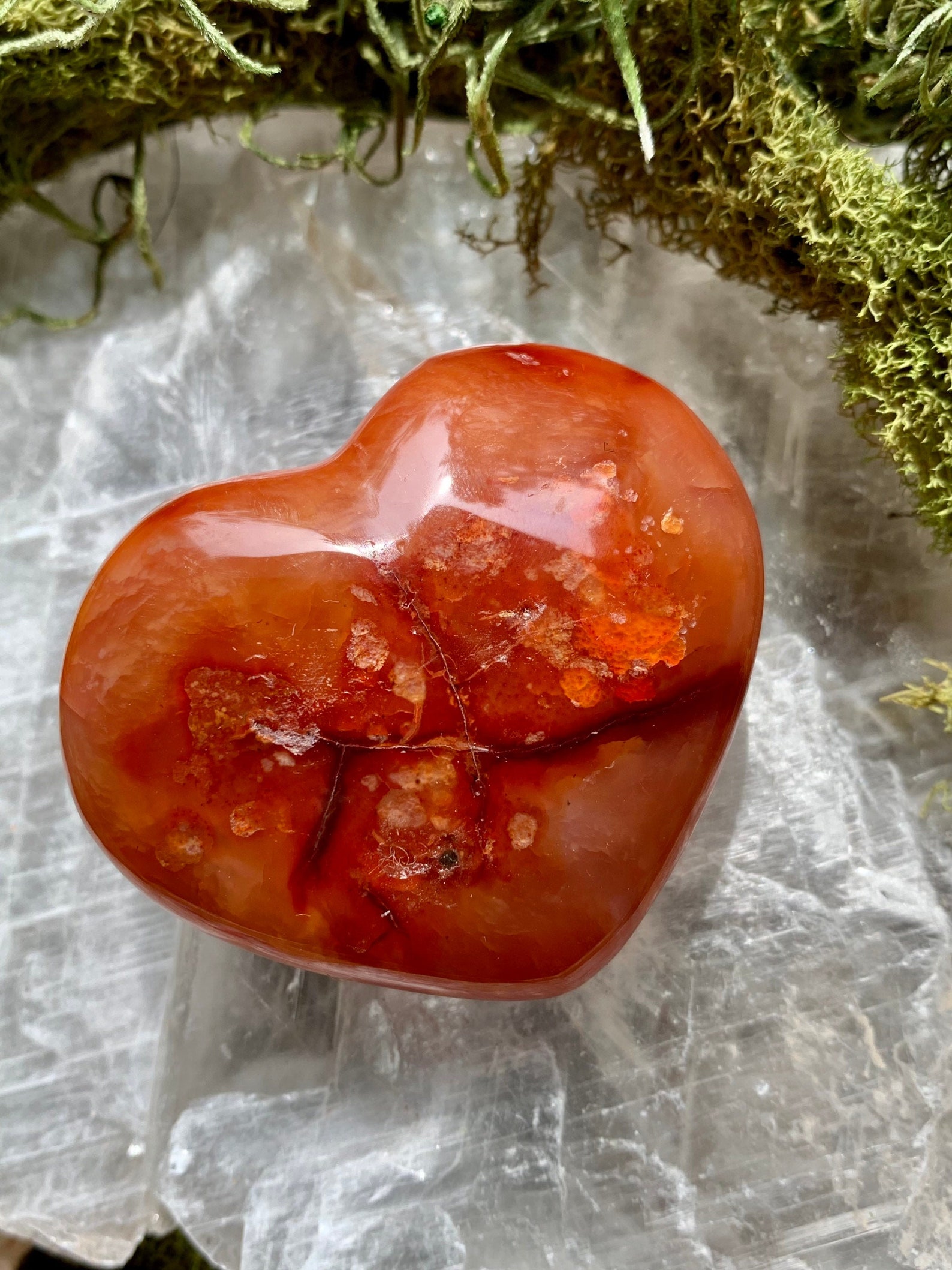 Carnelian Heart 3 Ounces - Etsy