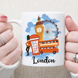 London Mug, London Gift, London Birthday Gift, Gift for a British ...