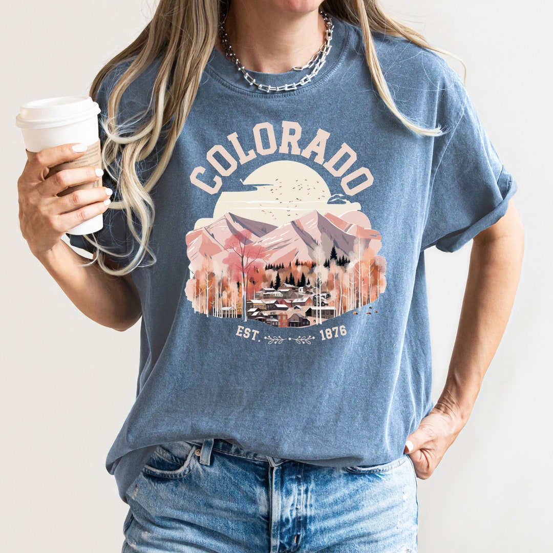 Colorado Tshirt, Vintage Colorado Shirt, Colorado Comfort Colors Shirts ...