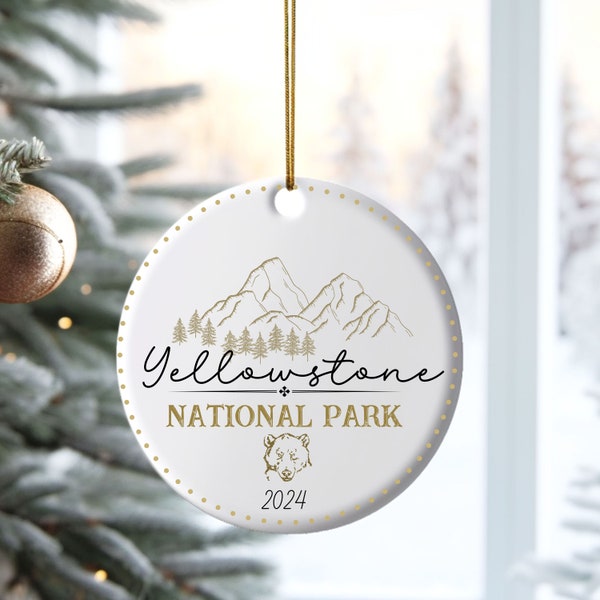 Yellowstone Christmas Ornament - Etsy