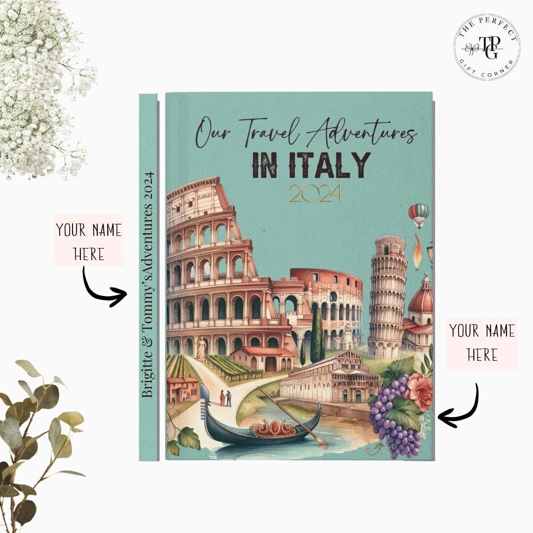 Italy Travel Journal Travel Gift for Women Italy Traveler Journal Italy ...