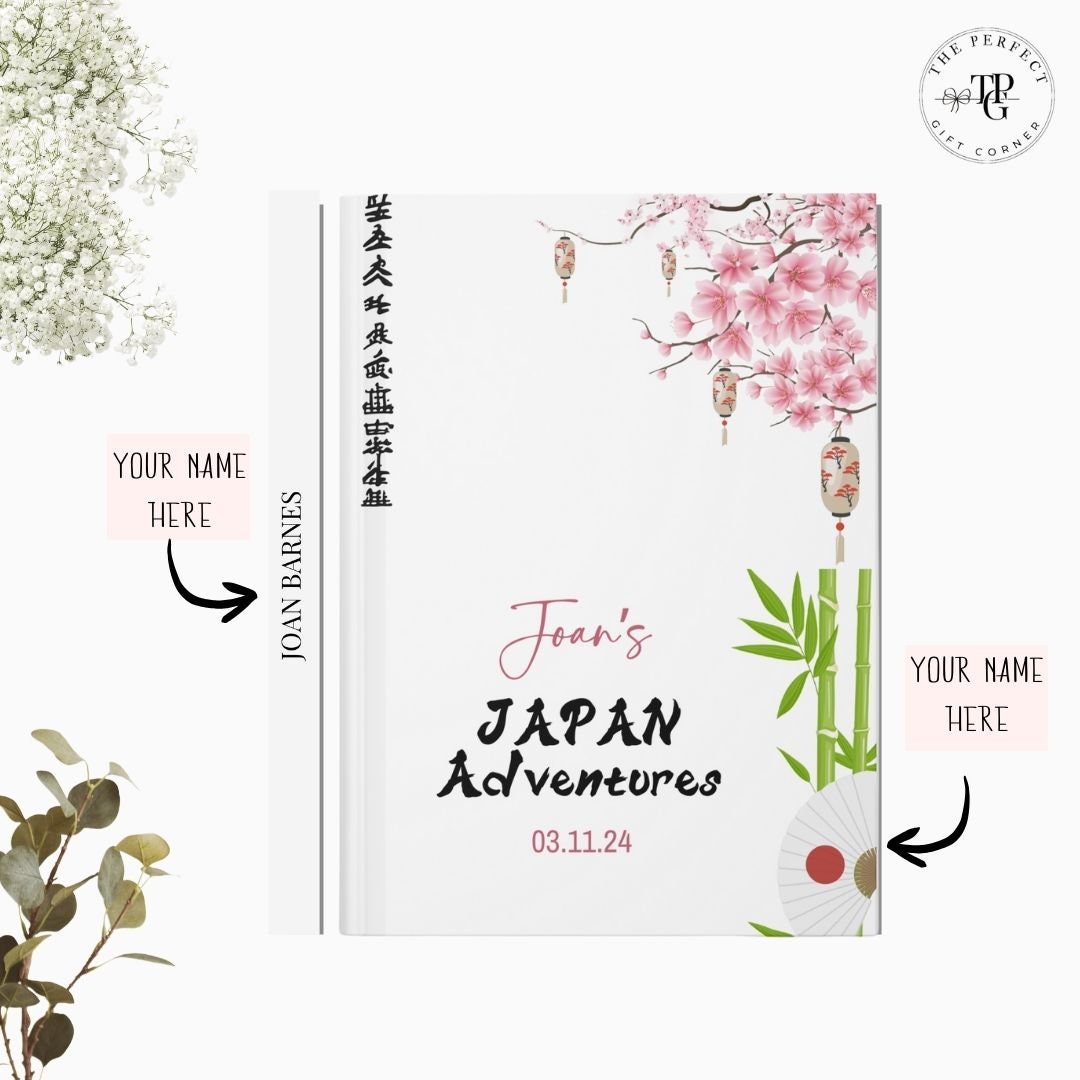 Personalized Japan Travel Journal: Custom Vacation Notebook - Etsy