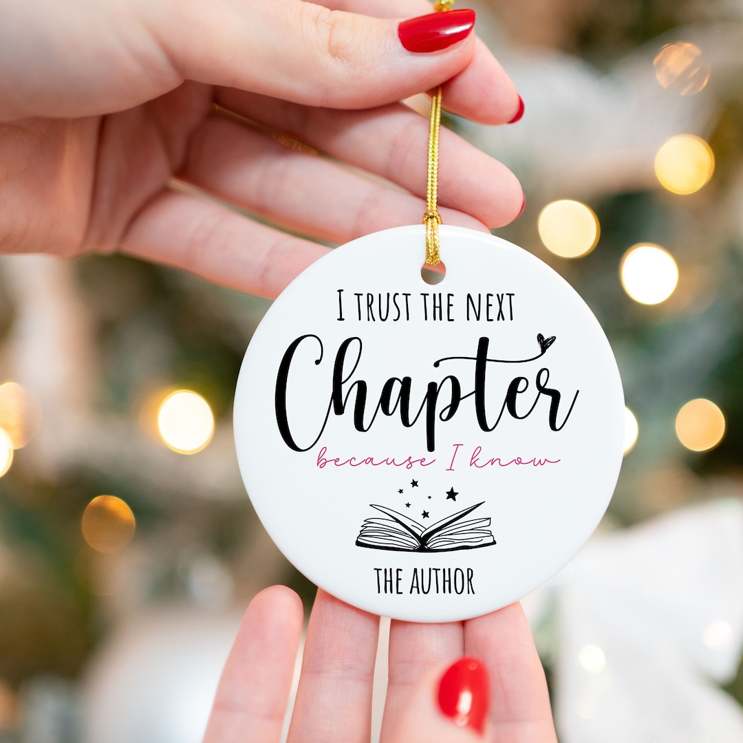 I Trust the Next Chapter Ornament: Faith Gift, New Adventure - Etsy