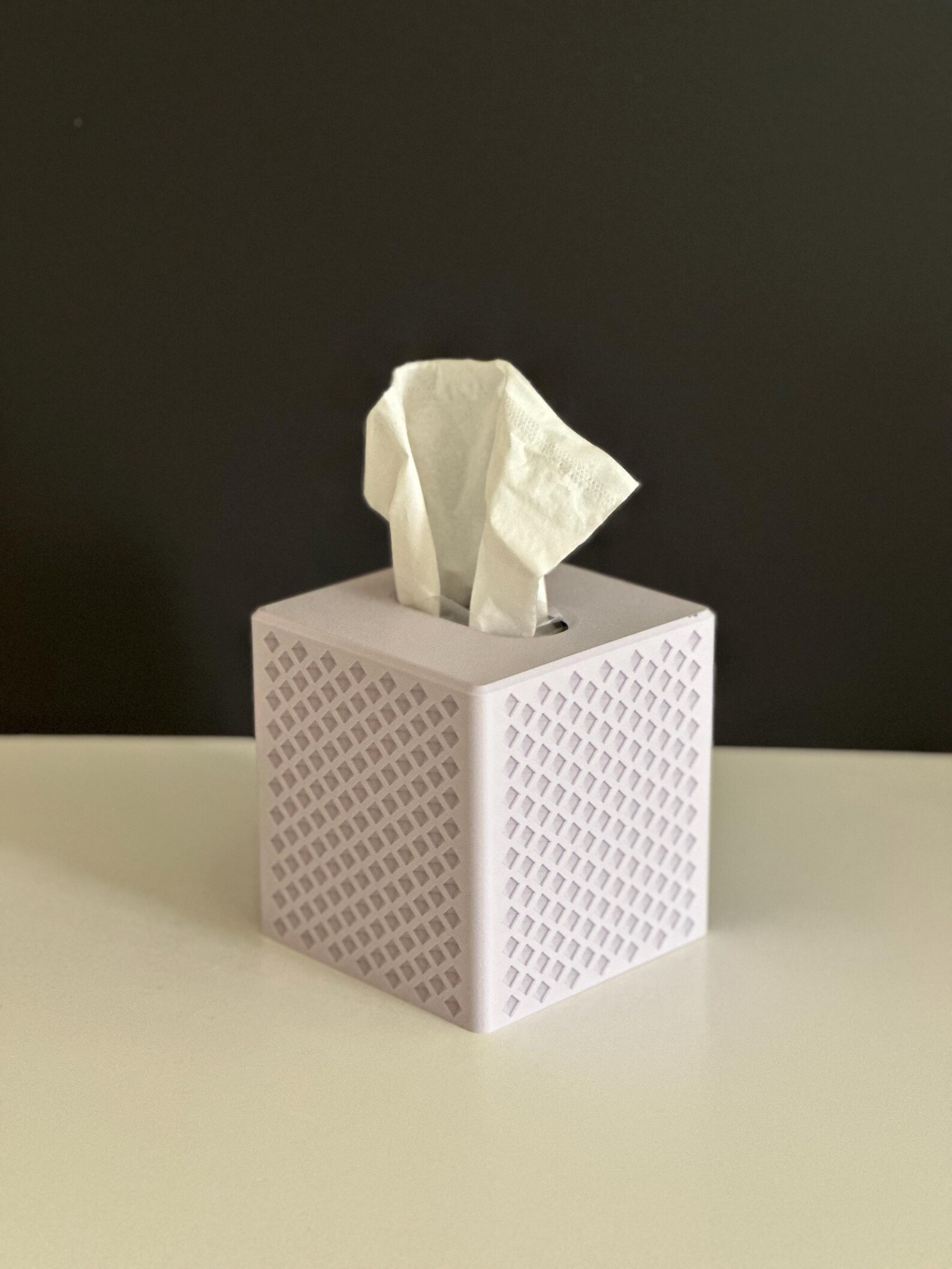 Diamond Tissue Box Cover STL File: Minimalist 3D Print (digital ...