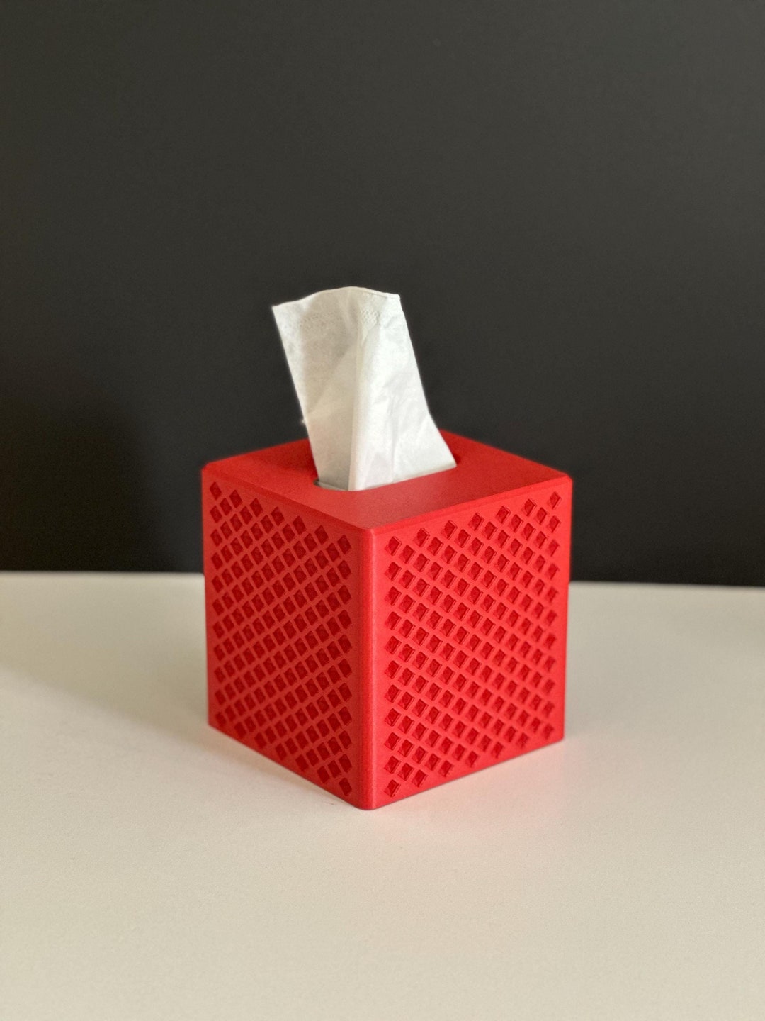 Diamond Tissue Box Cover STL File: Minimalist 3D Print (digital ...