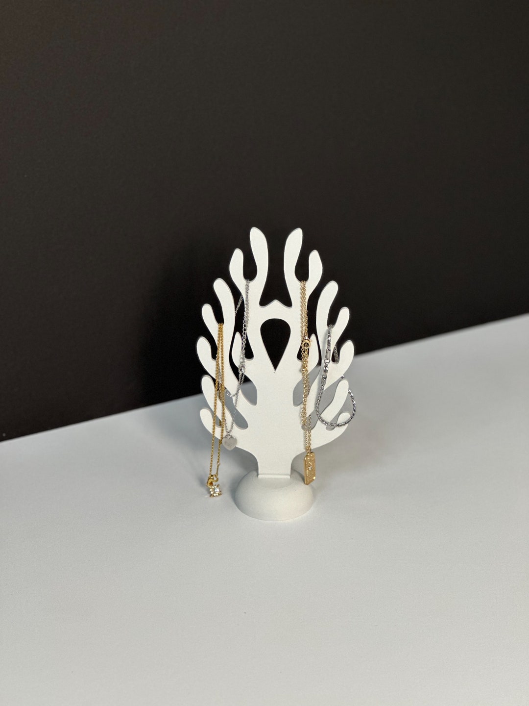 CORAL STAND Minimalist 3D Printed Coral Shaped Jewelry Stand Jewelry ...