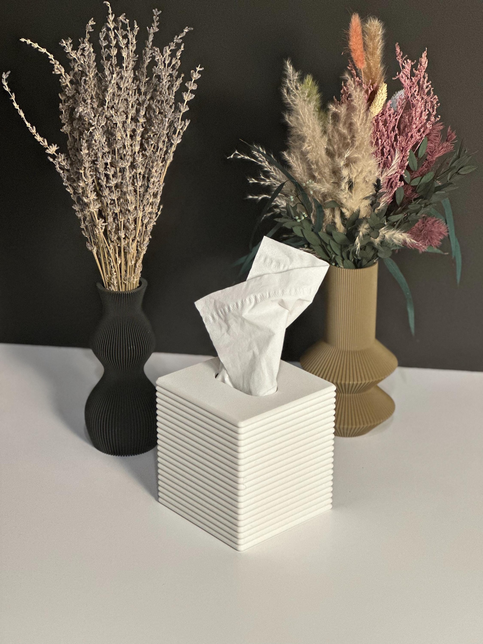 3D Printed Tissue Box Cover: Minimalist Geometric Decor - Etsy