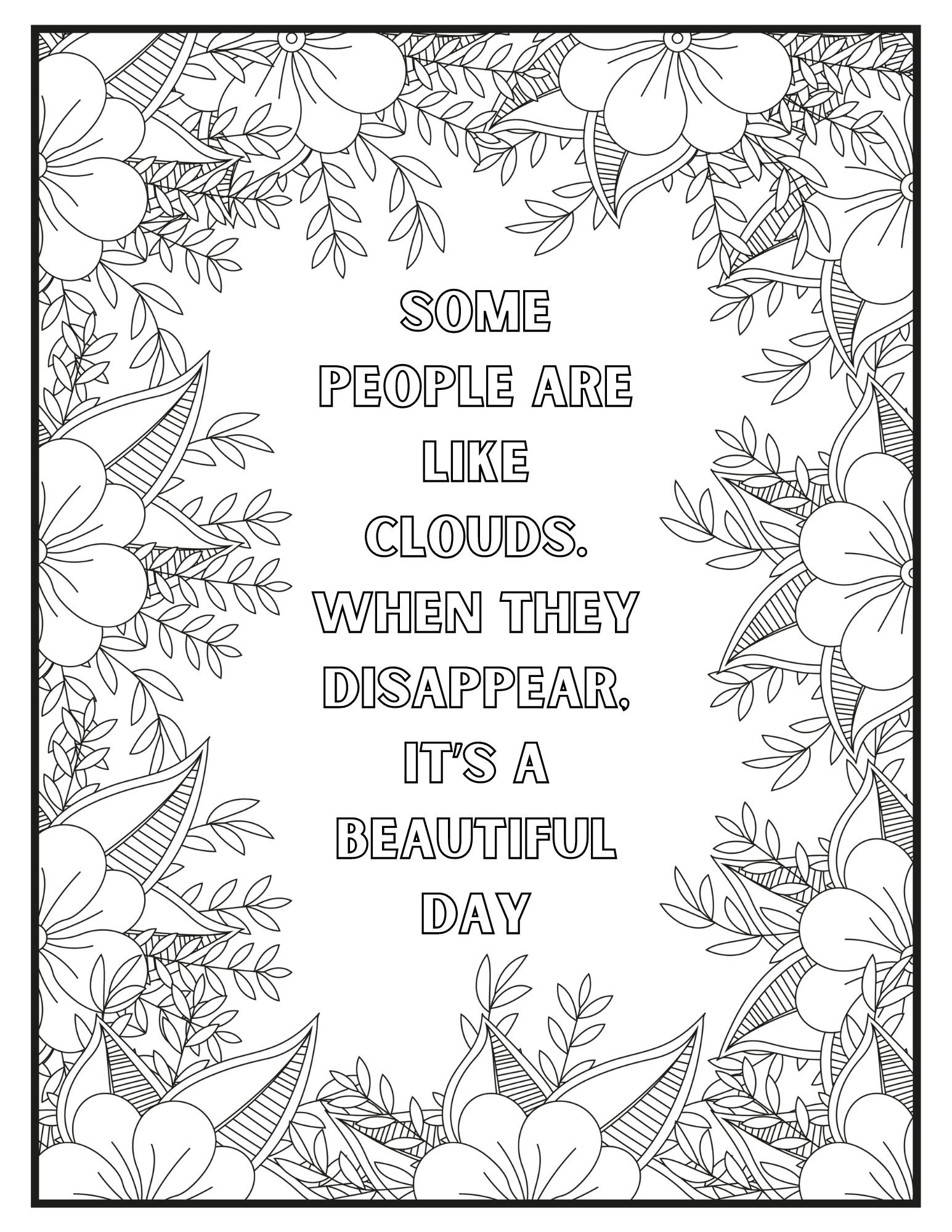 Sarcastic Coloring Pages Sarcastic Digital Downloads Funny Coloring ...
