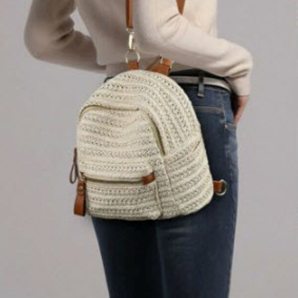 Woven Backpack - Etsy