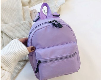 Purple Mini Backpack - Etsy
