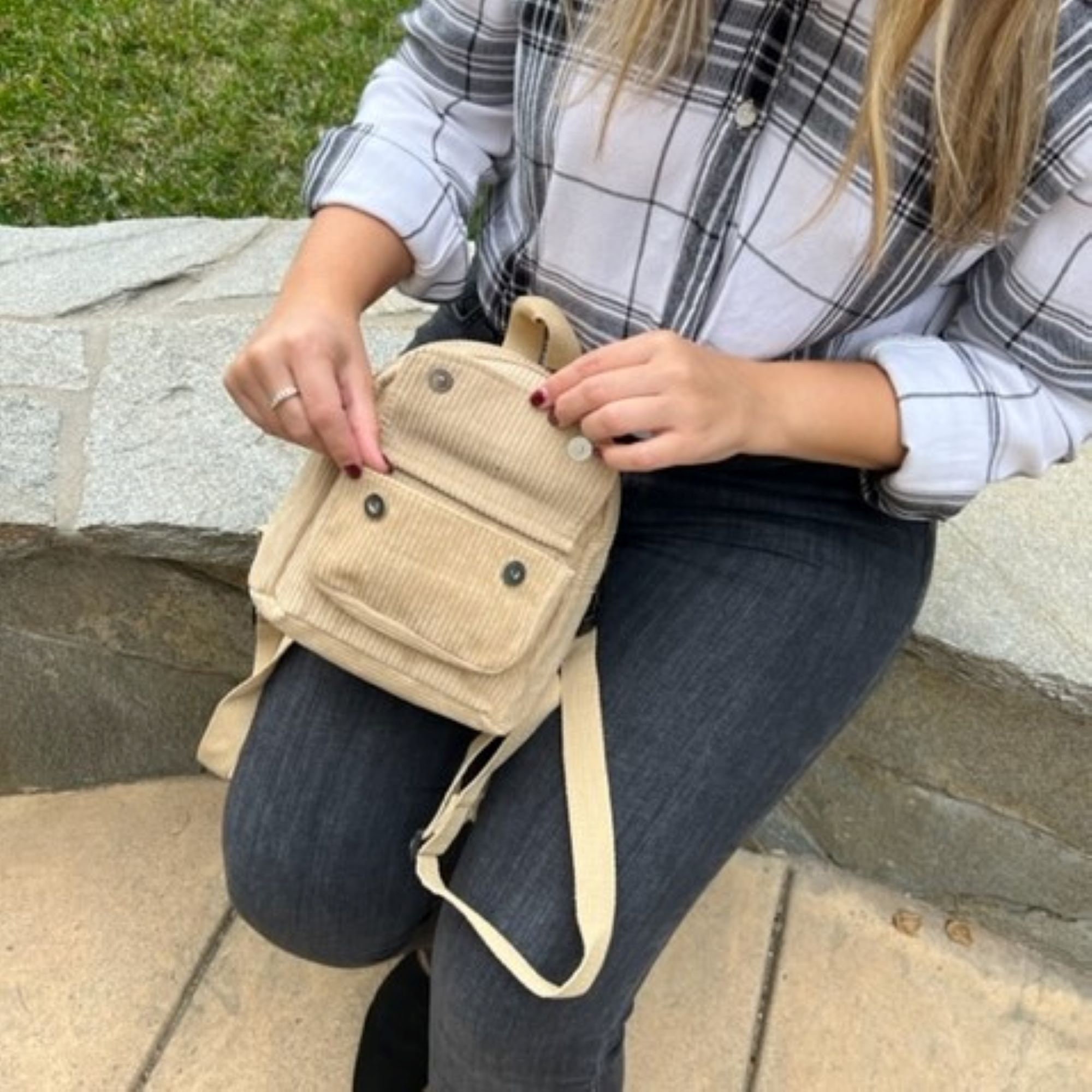 Small Black Backpack, Mini Day Bag, Mini Backpack Purse, Essentials ...