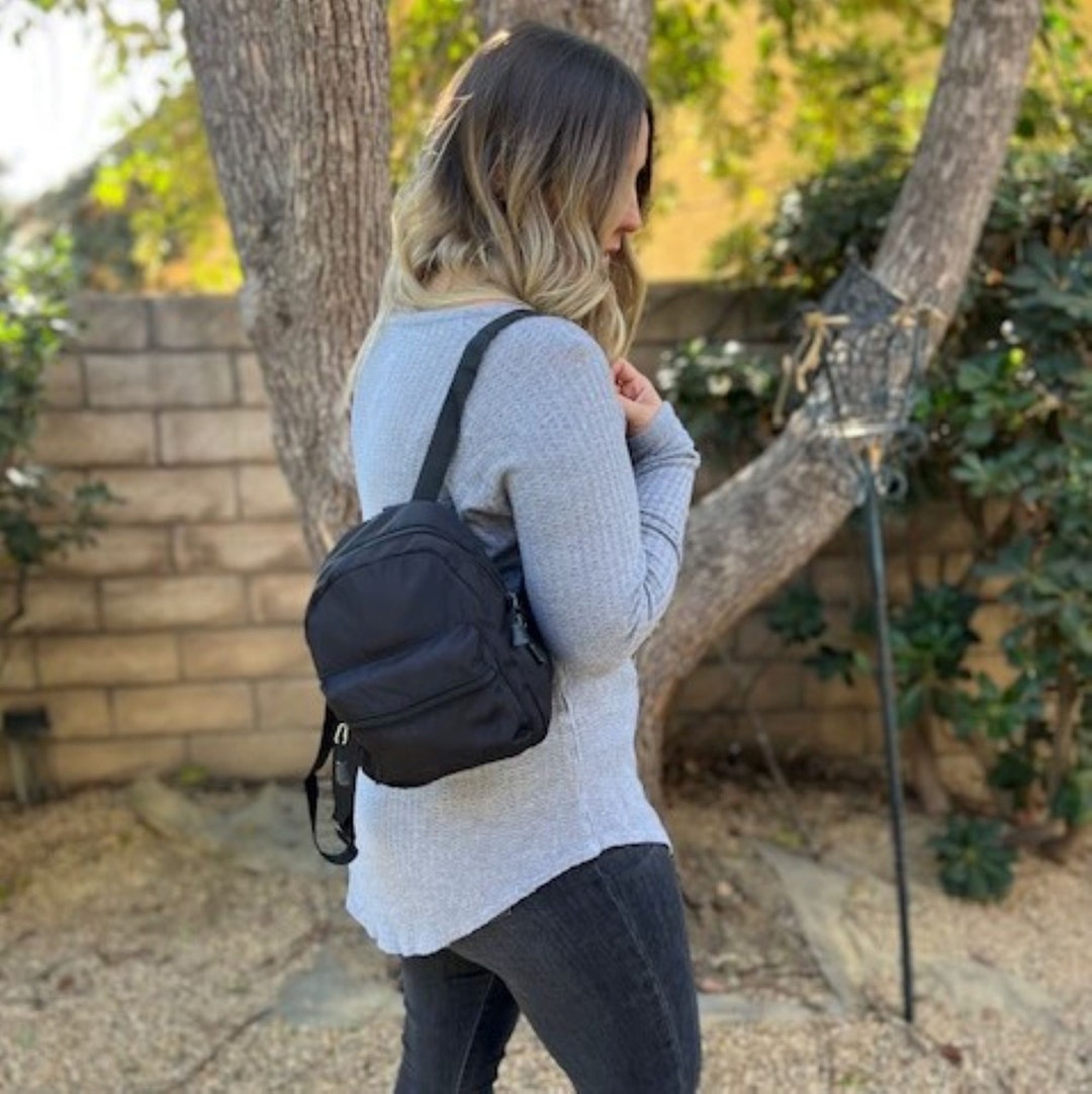 Cute Small Backpack Mini Purple Backpack Small Day Backpack Small Nylon ...