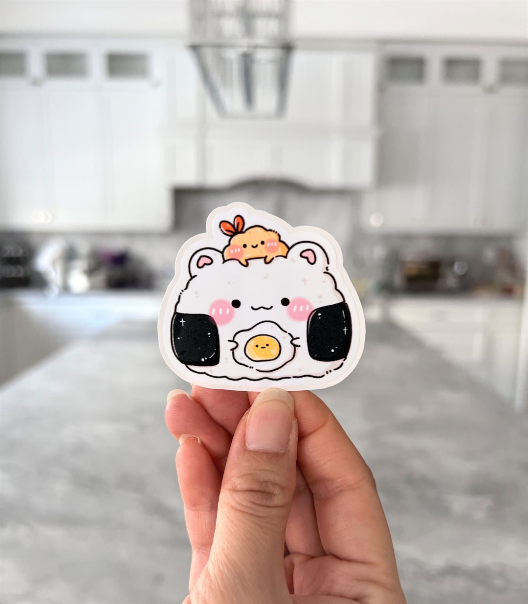 Cute Rice Ball Stickers | Onigiri | Asian Food Sticker | Kawaii Art ...
